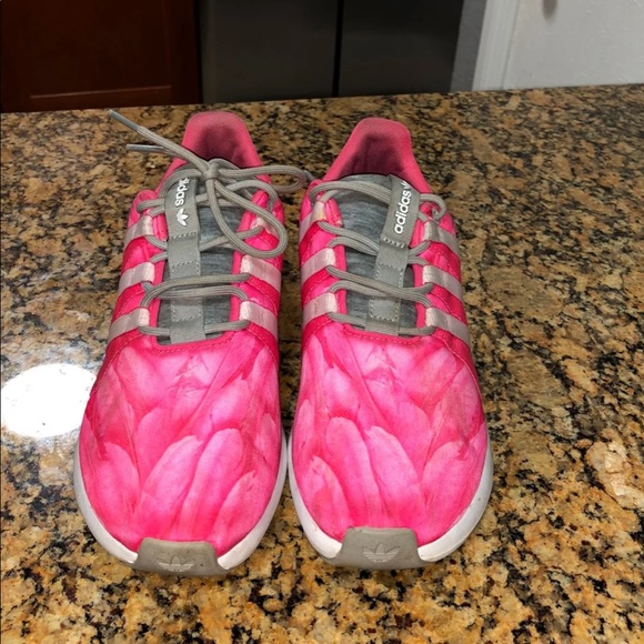 adidas | Shoes | Flamingo Print Adidas Sl Loops | Poshmark